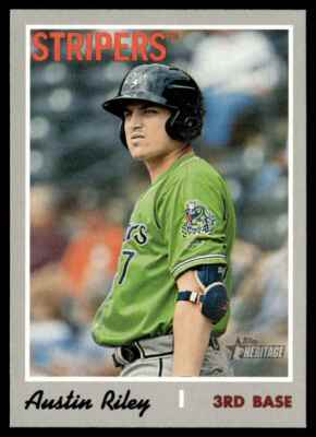 2019 Topps Heritage Minor League Austin Riley Gwinnett Stripers #160 | eBay