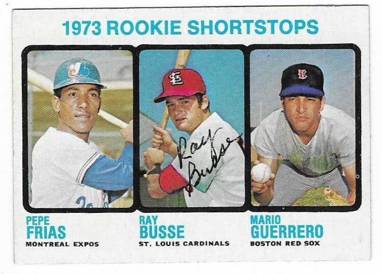 RAY BUSSE 1973 TOPPS AUTOGRAPHED SIGNED # 607 ST. LOUIS CARDINALS | eBay