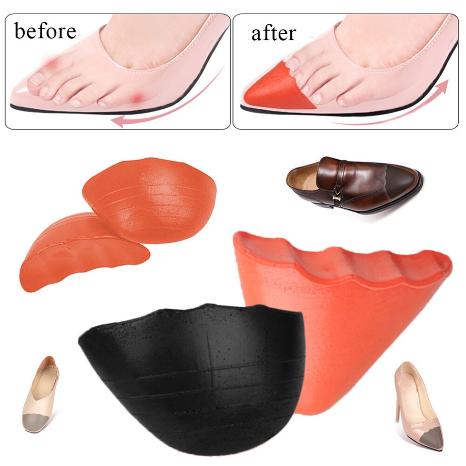 1/3/6 Pairs Forefoot Insert Pad High heels Toe Plug Half Reduce Shoe ...