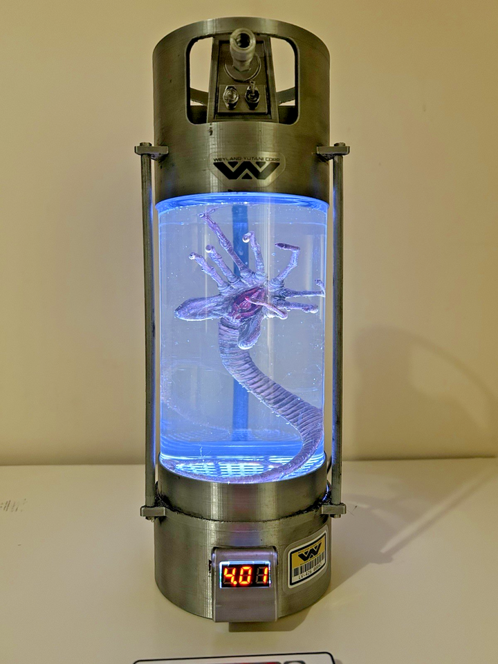 Alien Facehugger Stasis Tube Lamp LED Remote Control 16 Colour | eBay