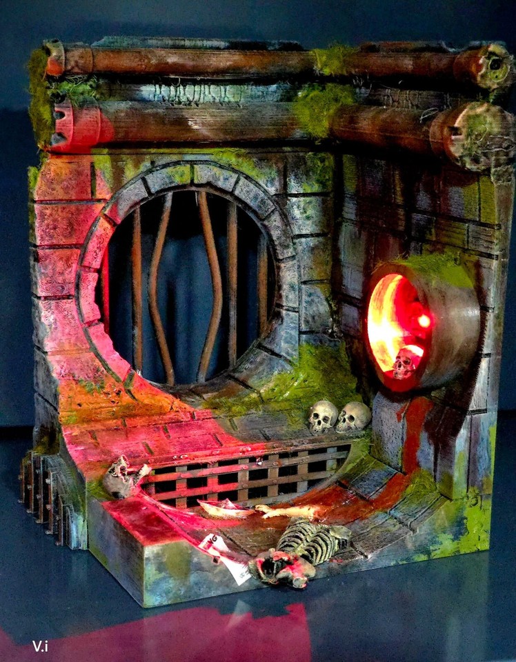 Custom DIORAMA Pennywise SEWER IT Dancing Clown 1:10 Scale -for 7 ...