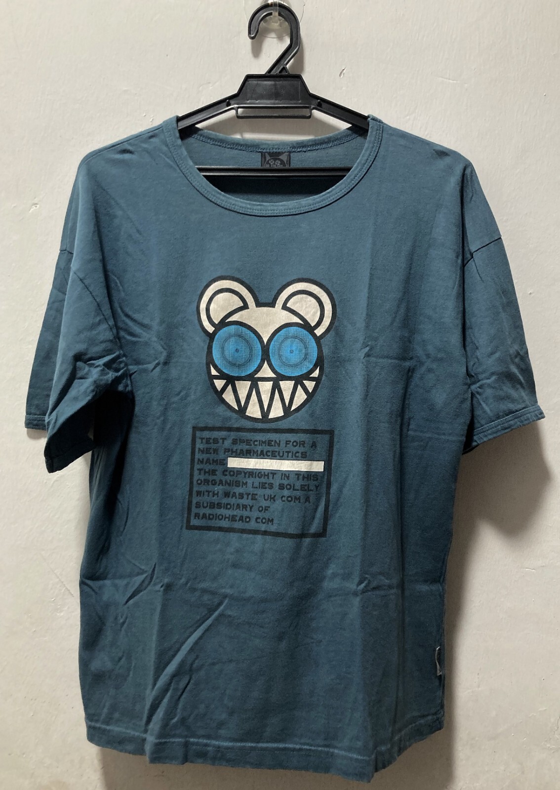 Radiohead Kid A Test Specimen Bear Logo Promo Vtg Shi… - Gem