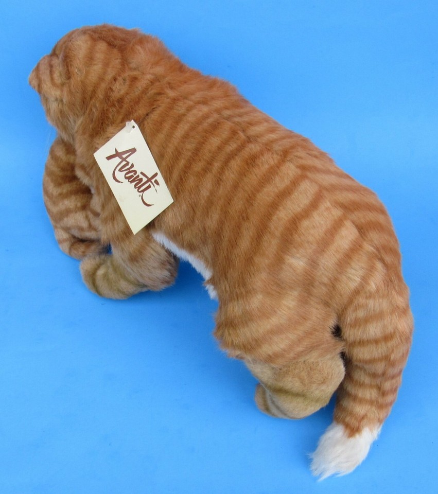 Applause Avanti 11043 Orange Tabby Cat With Kitten Plush Animal | eBay
