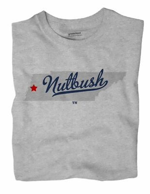 Nutbush Tennessee TN T-Shirt MAP | eBay