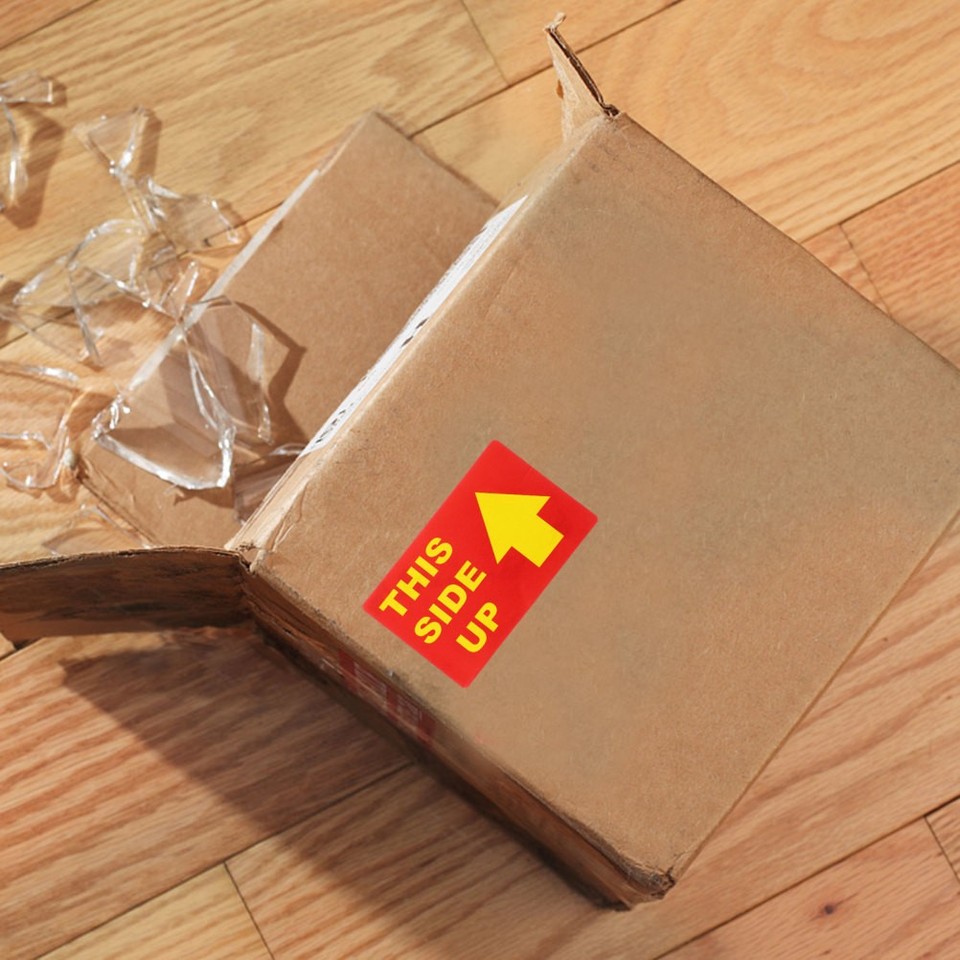 1 Roll Fragile Stickers Packing Warning Stickers Adhesive Shipping ...