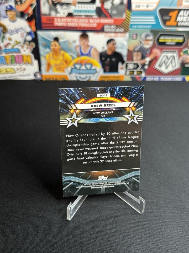 2024 Topps Cosmic Chrome - Star Command Drew Brees #SC-18 Combine ...