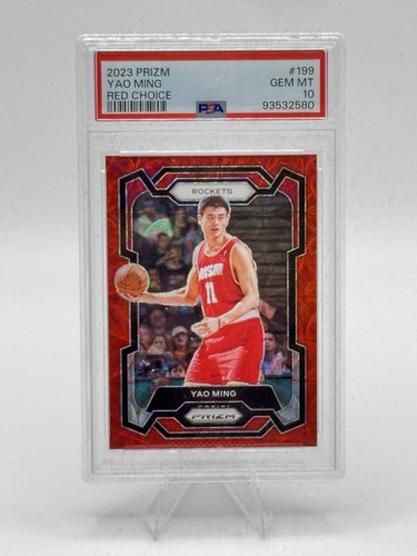Yao Ming SP GEM - 2023-24 Panini Prizm #199 Red Choice /88 PSA 10 GEM ...