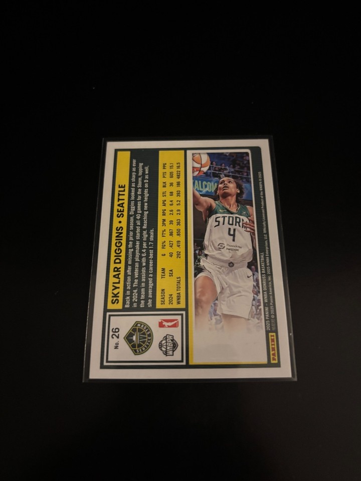 Skylar Diggins 2025 Donruss Teal Laser /125 Seattle Storm 26 | eBay