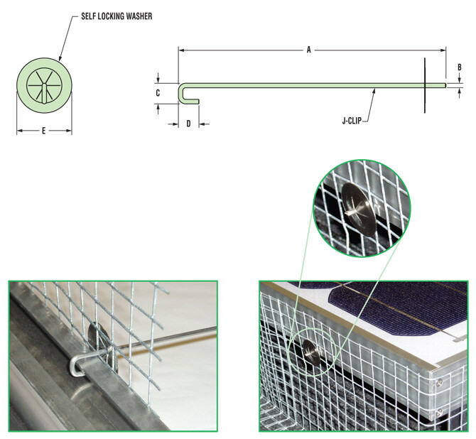 Solar Panel Wire Mesh Clips Bird Pigeon Proofing Bird Protection (20 ...