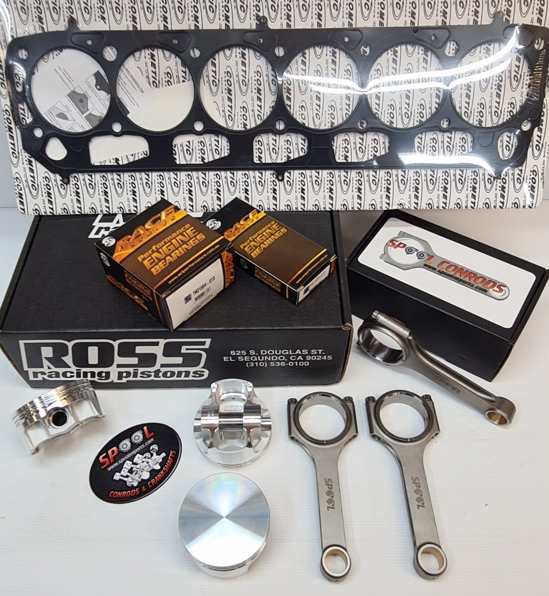 Spool Rebuild Kit for Ford 250XFlow with Ford 200 CID rod & Ross Racing ...