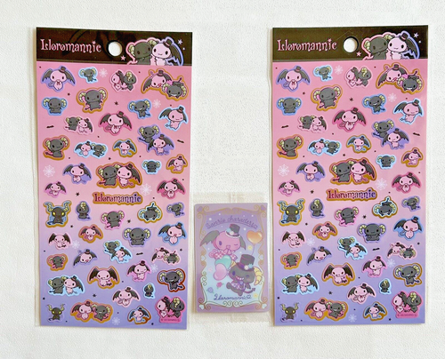 Sanrio Lloromannic Sticker 2-piece sticker & Card Berry Cherry New From ...