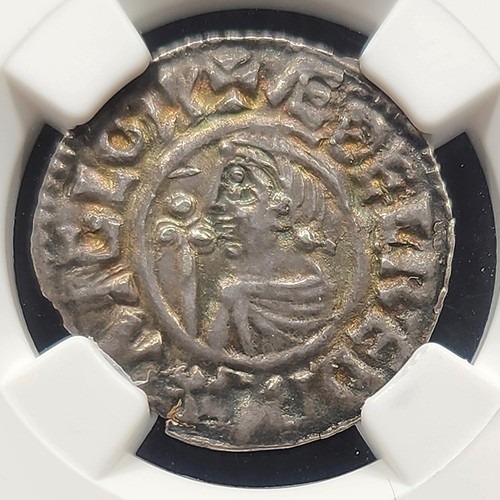 Silver 978-1016 England Great Britain Penny S-1148 Aethelred II | NGC ...