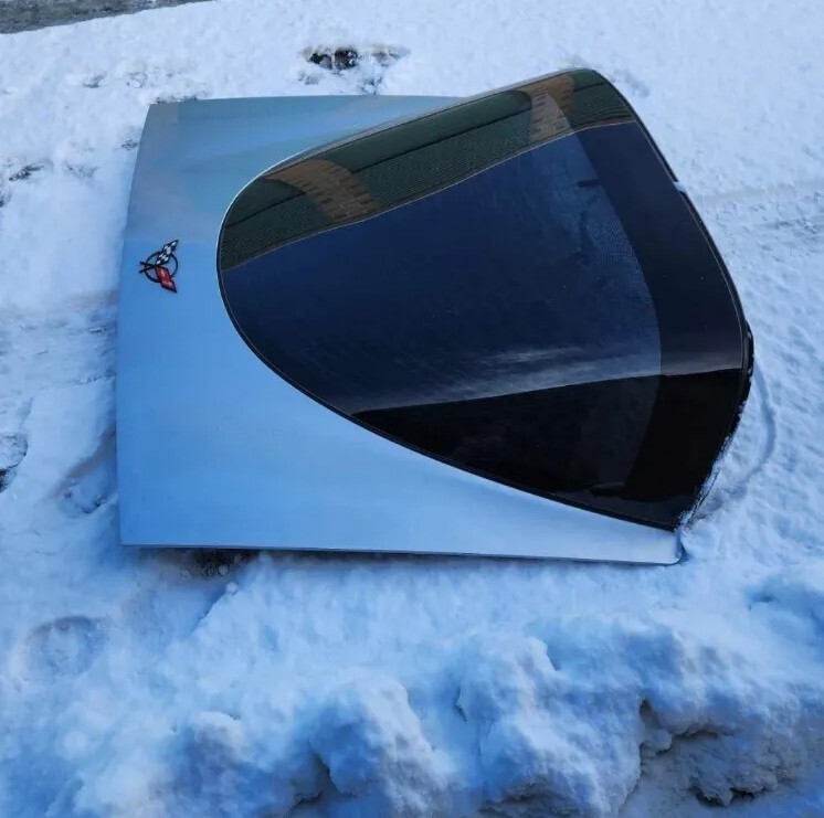 Corvette C4 Rear Glass and Deck Trunk Panel HATCH | eBay