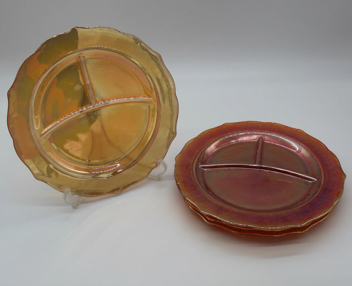 Glass Divided Dinner Plates