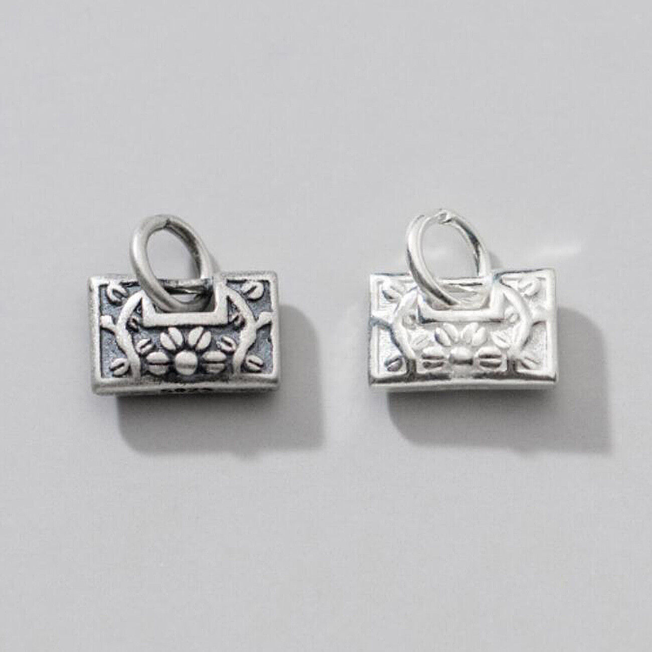 925 Sterling Silver Longeval Lock Lotus DIY Lotus Dangle Charm A2746 | eBay