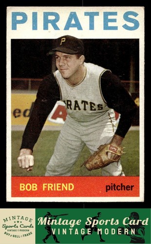 1964 Topps - Bob Friend - #20 Pittsburgh Pirates | eBay