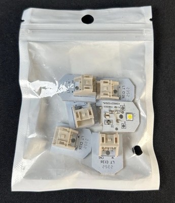 GE Refrigerator LED Light Bulb 6 Pk Replacement WR55X11132 WR55X25754 ...