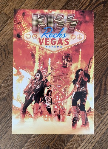 Kiss - Kiss Rocks Vegas **PROMO POSTER** Ace Frehley / 2016 | eBay