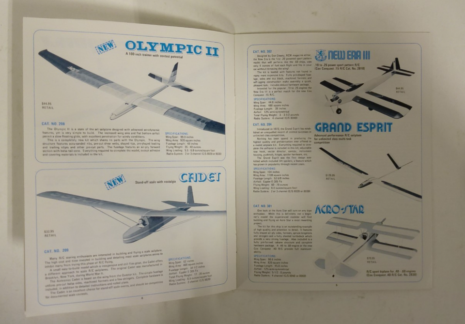 RARE Cox Hobbies 1976 Airtronics Kits... Cox Engines/Cox/Sanwa R/C ...
