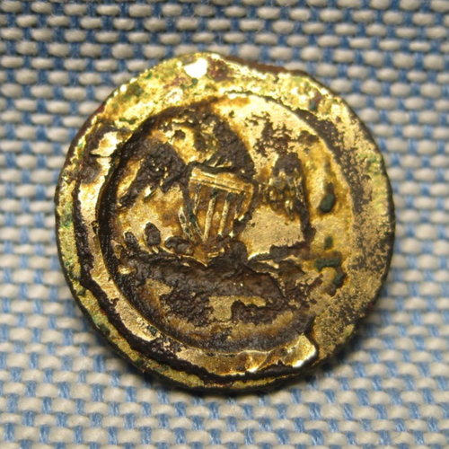 Dug Civil War Tiny Eagle 1-Piece Button from Port Hudson | eBay