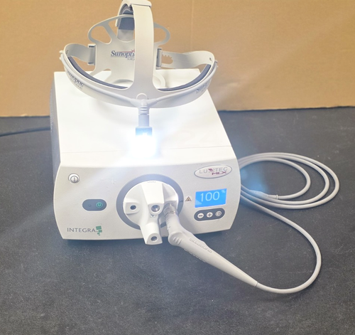 INTEGRA LUXTEC MLX LIGHT SOURCE SYSTEM W/Sunoptic Headlamp w/Cable ...