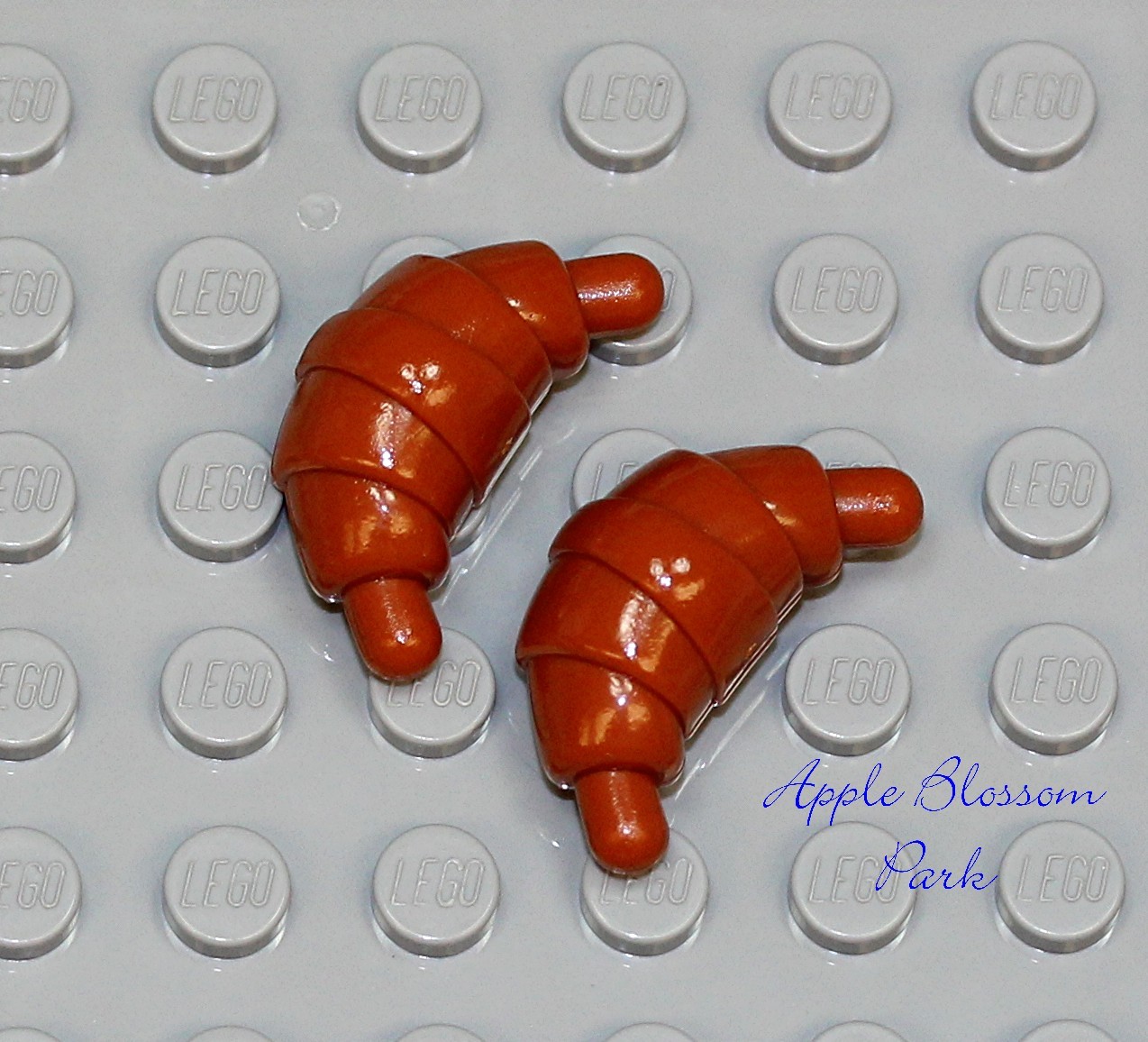 NEW Lego Set/2 Brown CROISSANTS - Belville Minifig croissant Bread ...