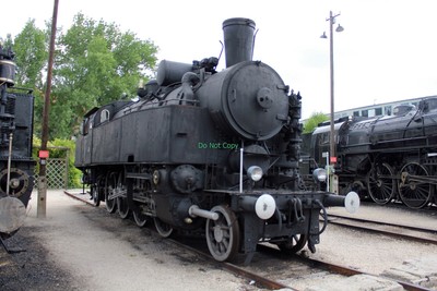 F14 35mm Slide MÁV No. 442.013 2-8-2T @ Budapest Railway Museum | eBay