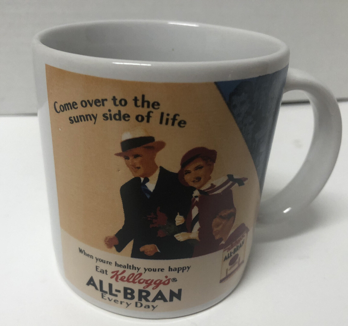 1984 Kellogg’s All Bran Coffee Mug Come Over To The Sunny Side Of Life ...