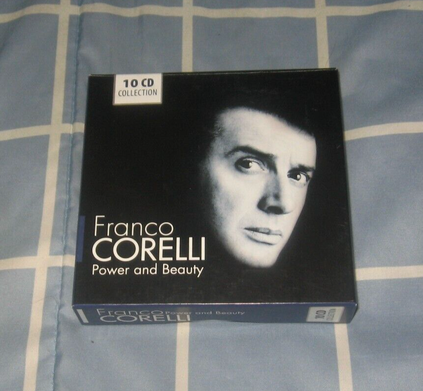 Rare 10-CD Box Set Collection FRANCO CORELLI: POWER AND BEAUTY EU ...