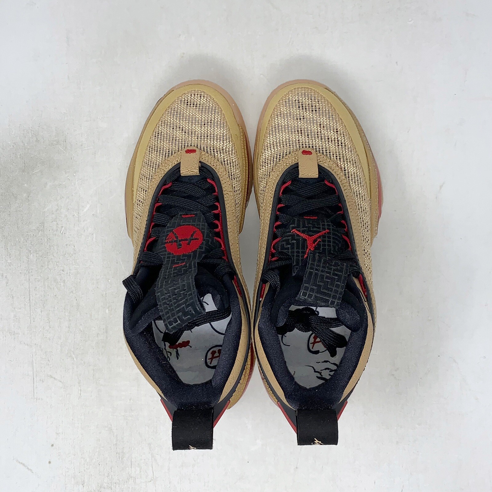 Air Jordan XXXVI 36 'Rui Hachimura Samurai' Gold Sneaker, Size 5.5 ...