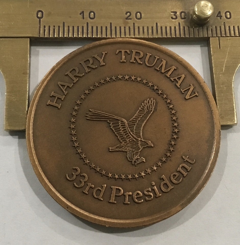 Harry Truman 33rd President Coin Medal | eBay