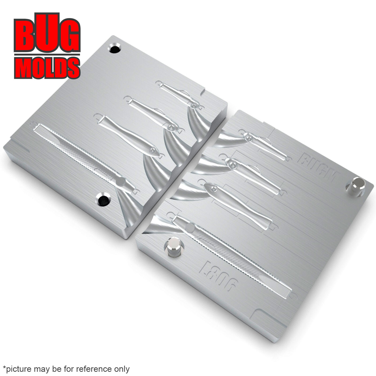 Fishing Sinker Mold Aluminium Fishing Mold Lure making Lead Molds ...