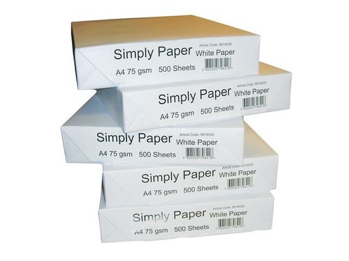 75 GSM A4 WHITE PAPER 1 2 OR 3 BOXES + 24 HOUR DELIVERY BOXES OF 2500 ...