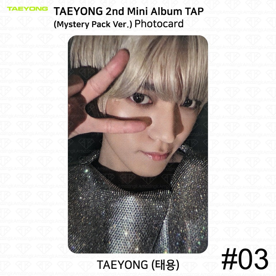 NCT TAEYONG 2nd Mini Album TAP POB Official Photocard Hidden Card ...
