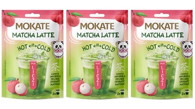 3 x Mokate Matcha Latte LYCHEE Instant Drink 3 x 40g / 7oz | eBay Australia