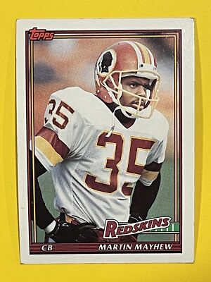Martin Mayhew 1991 Topps Base #195 Washington Redskins | eBay