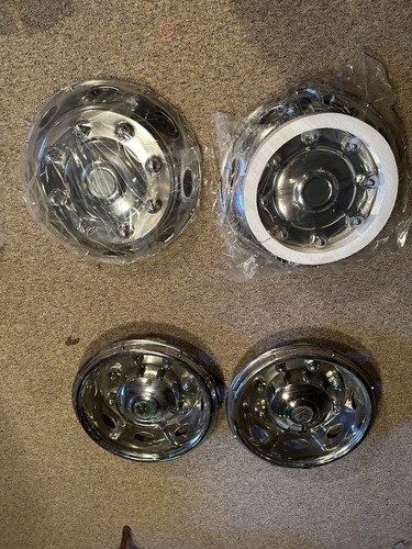 Phoenix stainless steel wheel Hub Caps/simulator set SP425 8 lug 19 ...