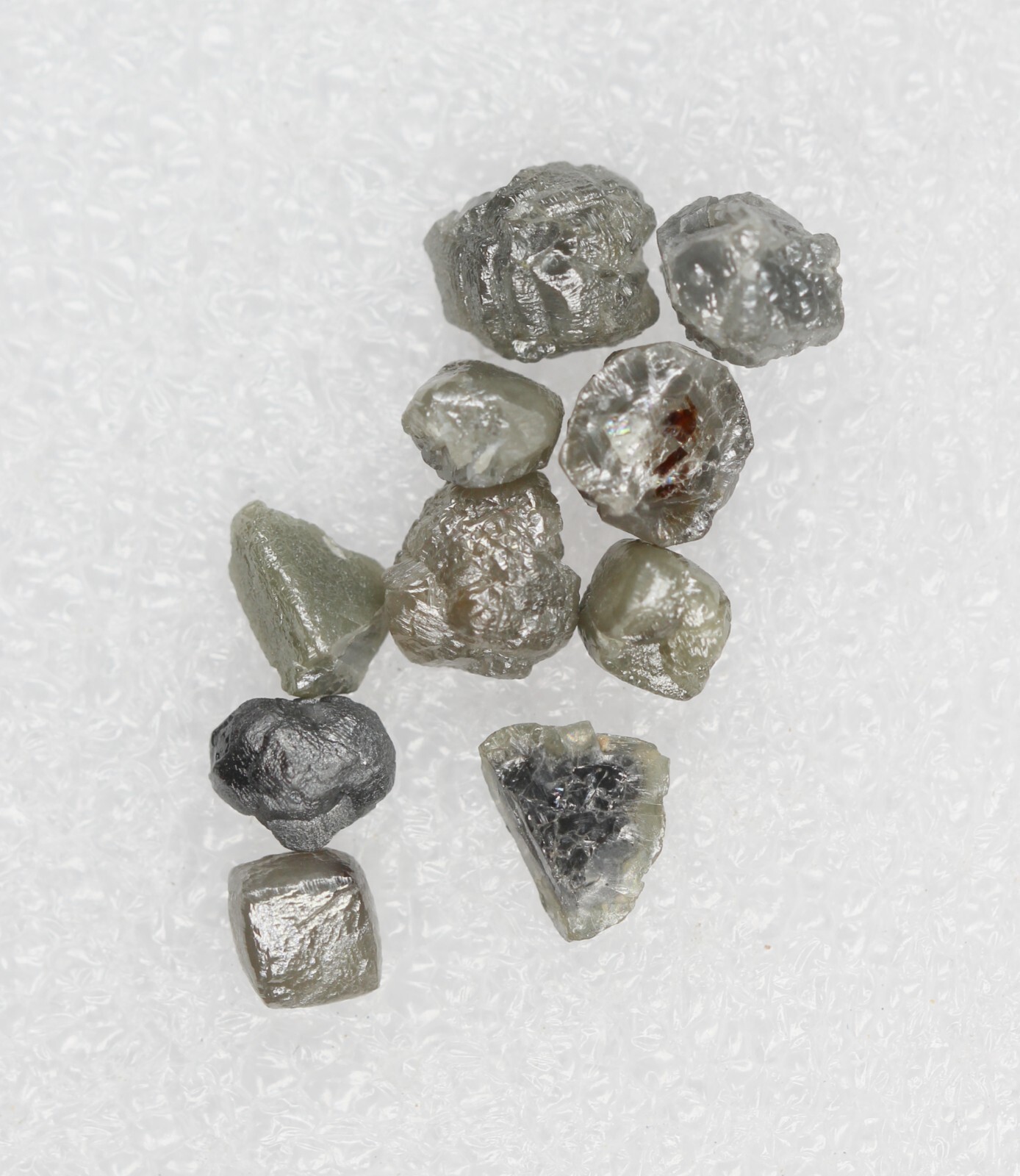 4.66 CT Natural Rough Uncut Diamond Grey Raw Irregular Shape for ...