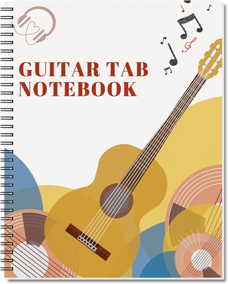 Guitar TAB Notebook Guitar Tablature Notebook Guitar Music Tabs Journal ...