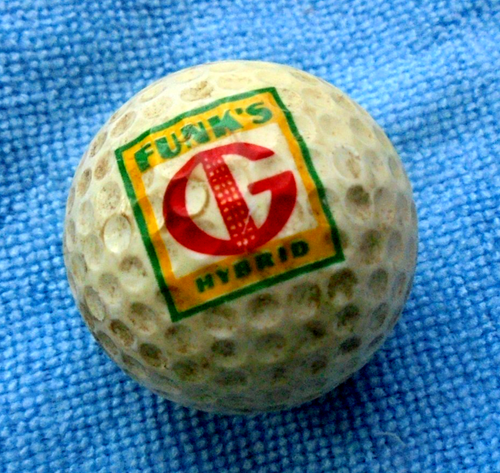 Vintage Old Logo Funk's "G" Hybrids Seed Corn Advertising Spalding GOLF ...