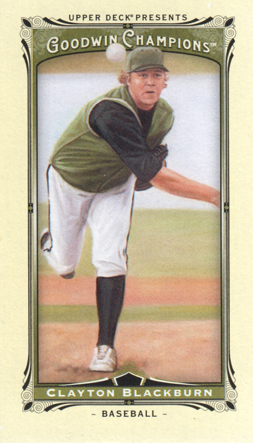 2013 Upper Deck Goodwin Champions Mini #221 Clayton Blackburn | eBay