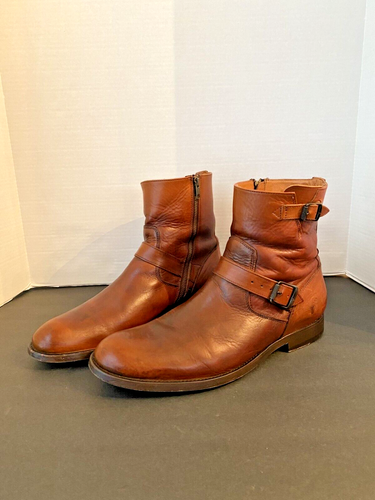 Frye Jacob Engineer Men's Boots (Cognac) Size 12 (Made in Mexico) | eBay