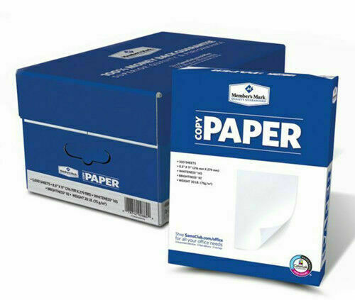 Member's Mark MM191714 Multipurpose Letter Copy Paper 20 lb. - 5000 ...