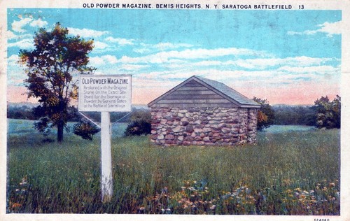 Bemis Heights New York Old Powder Magazine Saratoga Battlefield 1930 ...