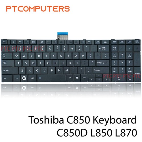 Laptop Keyboard for Toshiba Satellite C850 C850D C855D L850 L850D L855 ...