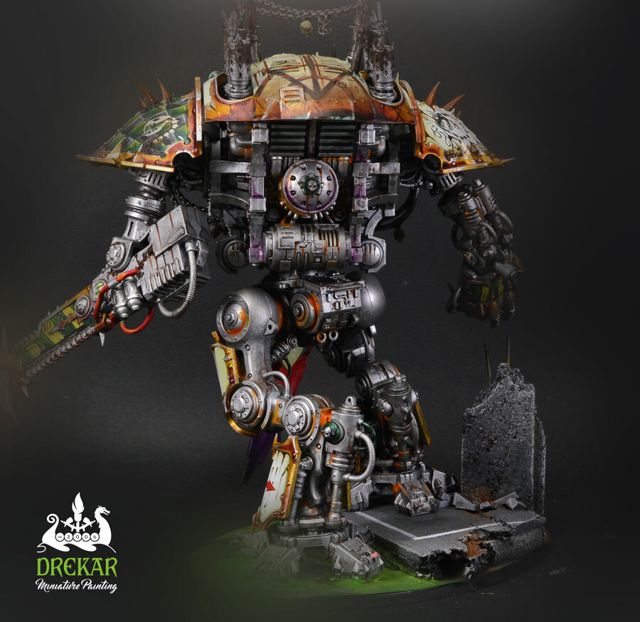 Knight Rampager - Desecrator 40K ** COMMISSION ** painting | eBay