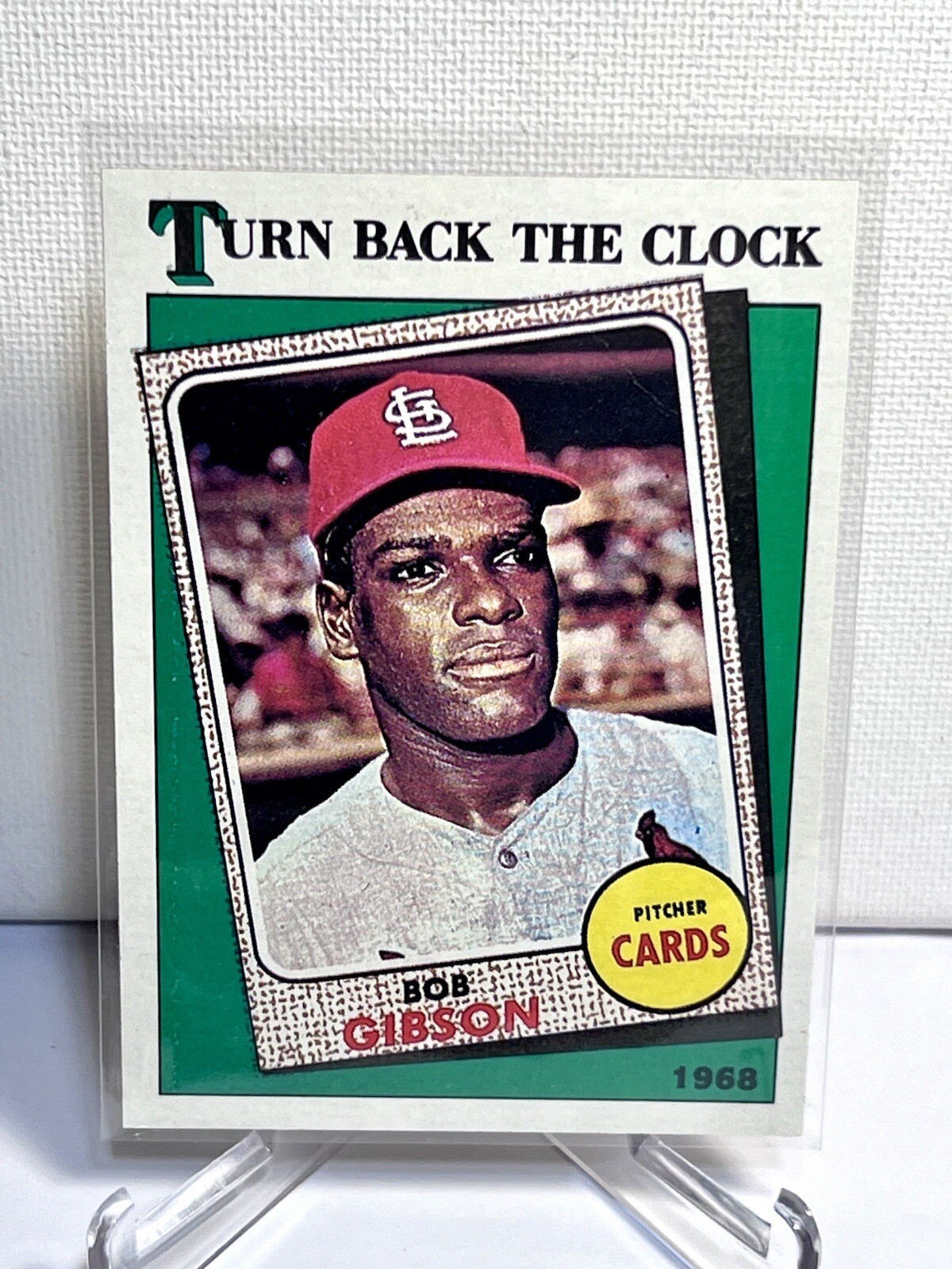 1988 Topps #664 Bob Gibson Baseball Card St. Louis Cardinals Turn Back ...