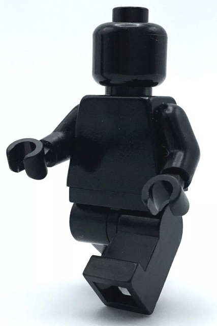 STATUE MINIFIG Lego Solid-Plain BLACK MiniFigure NEW Genuine Lego ...