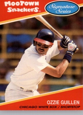 1991 Mootown Snackers Signature Series - Food Issue #12 Ozzie Guillen ...