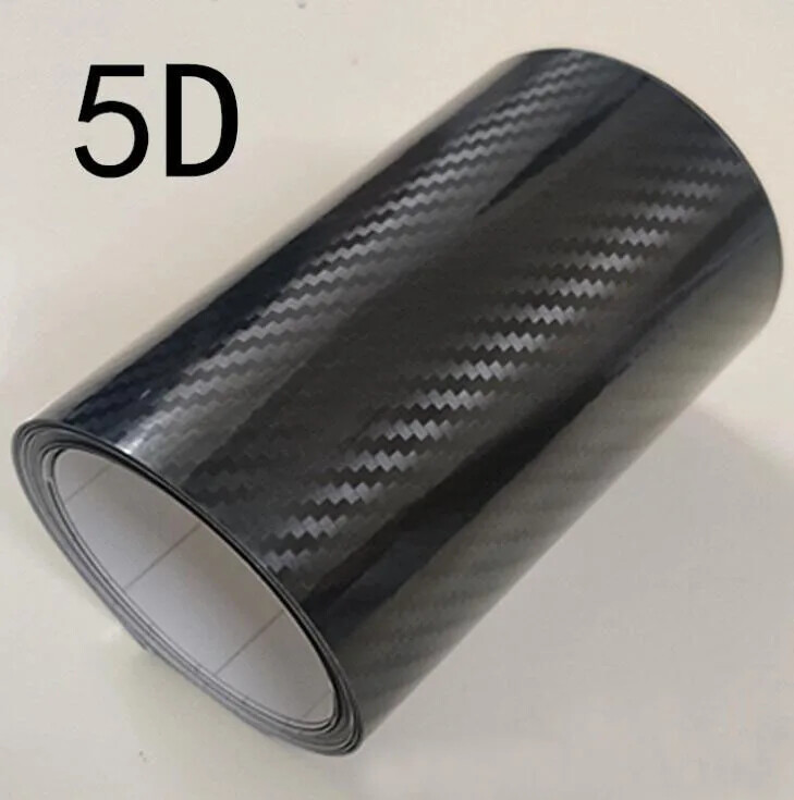 Ultra Gloss 5D Carbon Fiber Vinyl Wrap Big Texture Super Glossy 5D ...